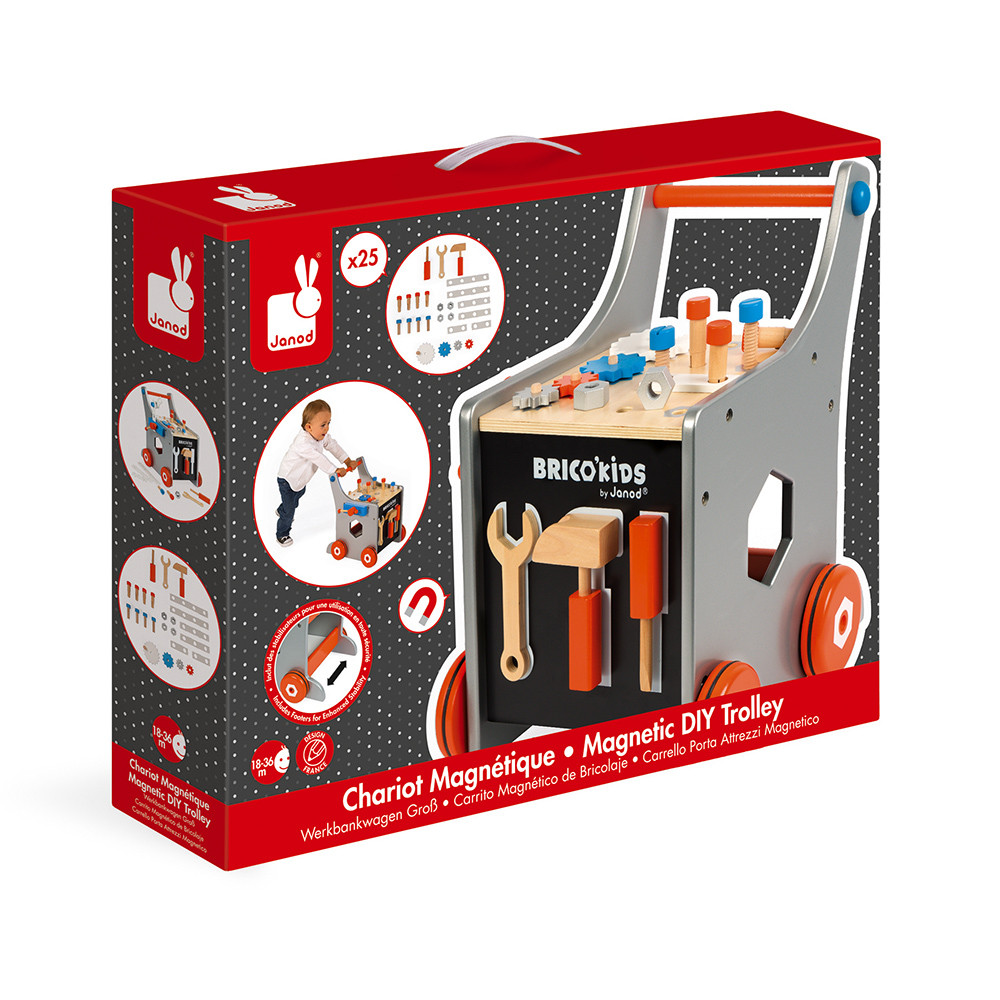 Brico'Kids Magnetic Diy Trolley (wood)