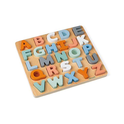 Sweet Cocoon Wooden Alphabet Puzzle Janod J04402 Sweet Cocoon Wooden ...