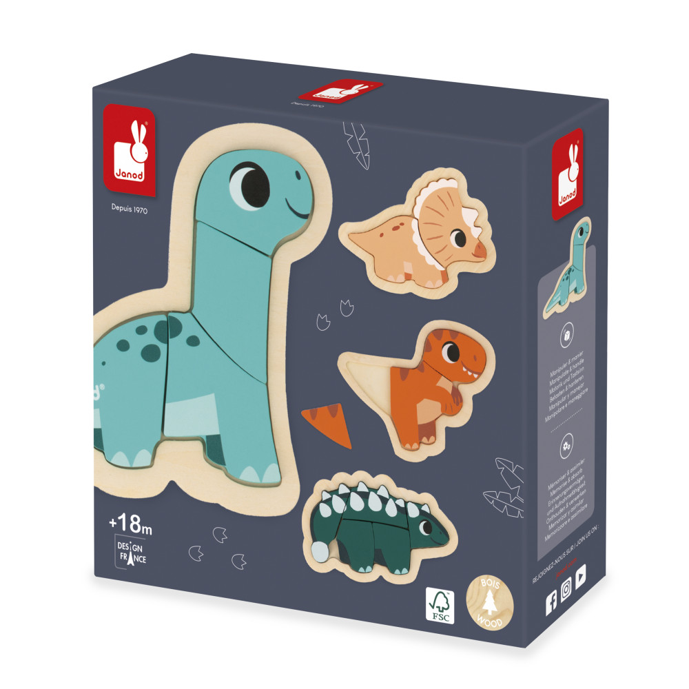 Dino 4 progressive puzzles