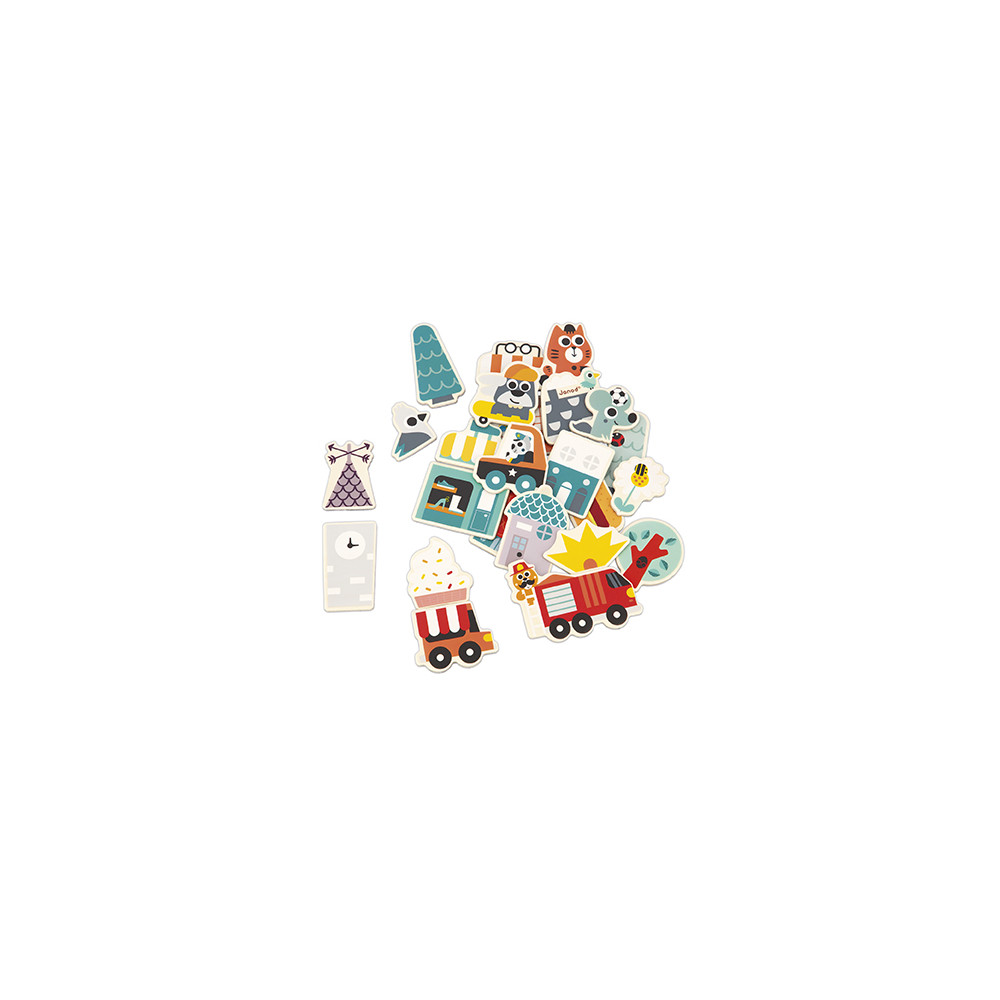 CITY MAGNETS - 24 PIECES