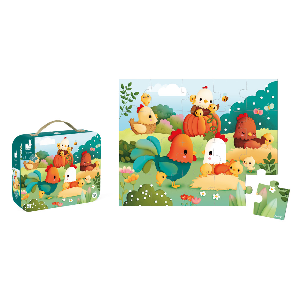 Welcome to the Farm Suitcase Puzzle