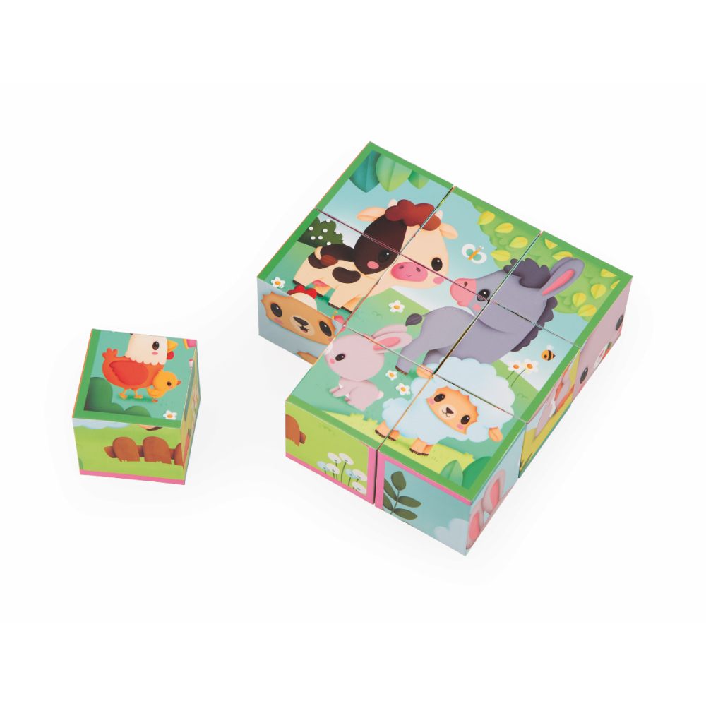 Farm Cardboard Block Puzzle
