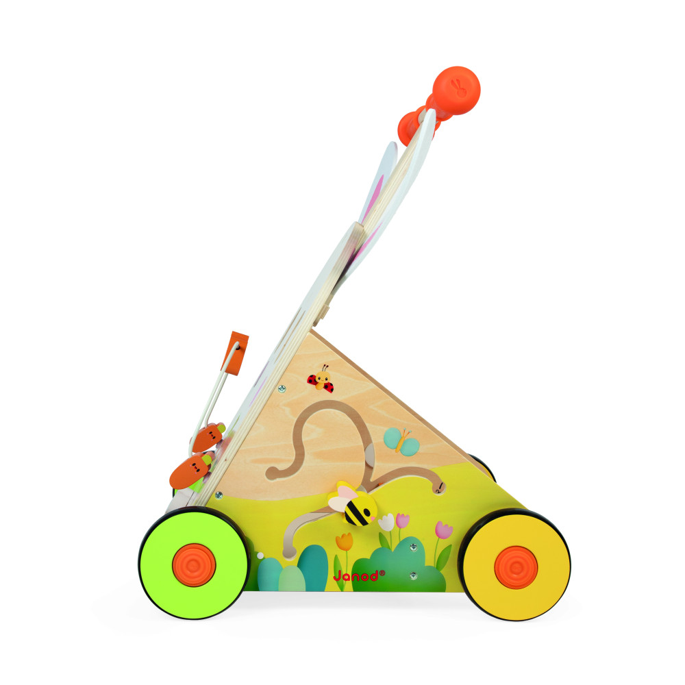 Wooden Rabbit Multi-Activity Baby Walker