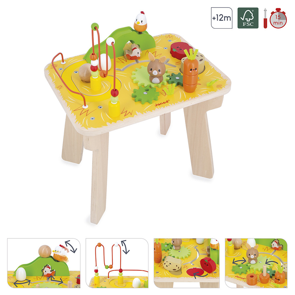 Farm Wooden Multi-Activity Table